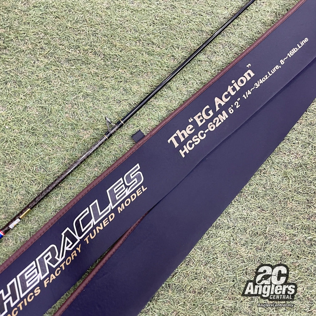 Heracles The EG Action HCSC-62M 8-16lb (USED, 9/10) with rod sleeve/ba – Anglers Central