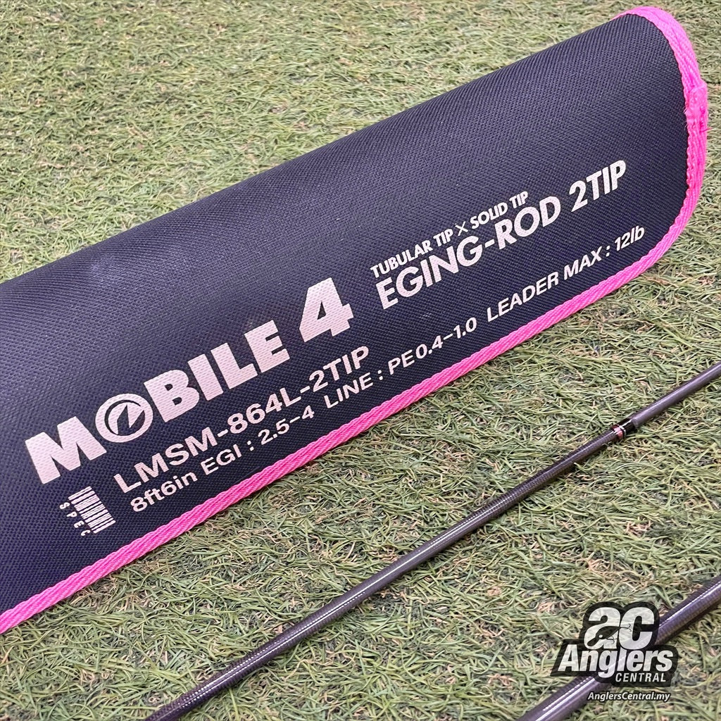 Mobile 4 LMSM-864L-2tip (USED, 9/10) with semi hard case – Anglers Central