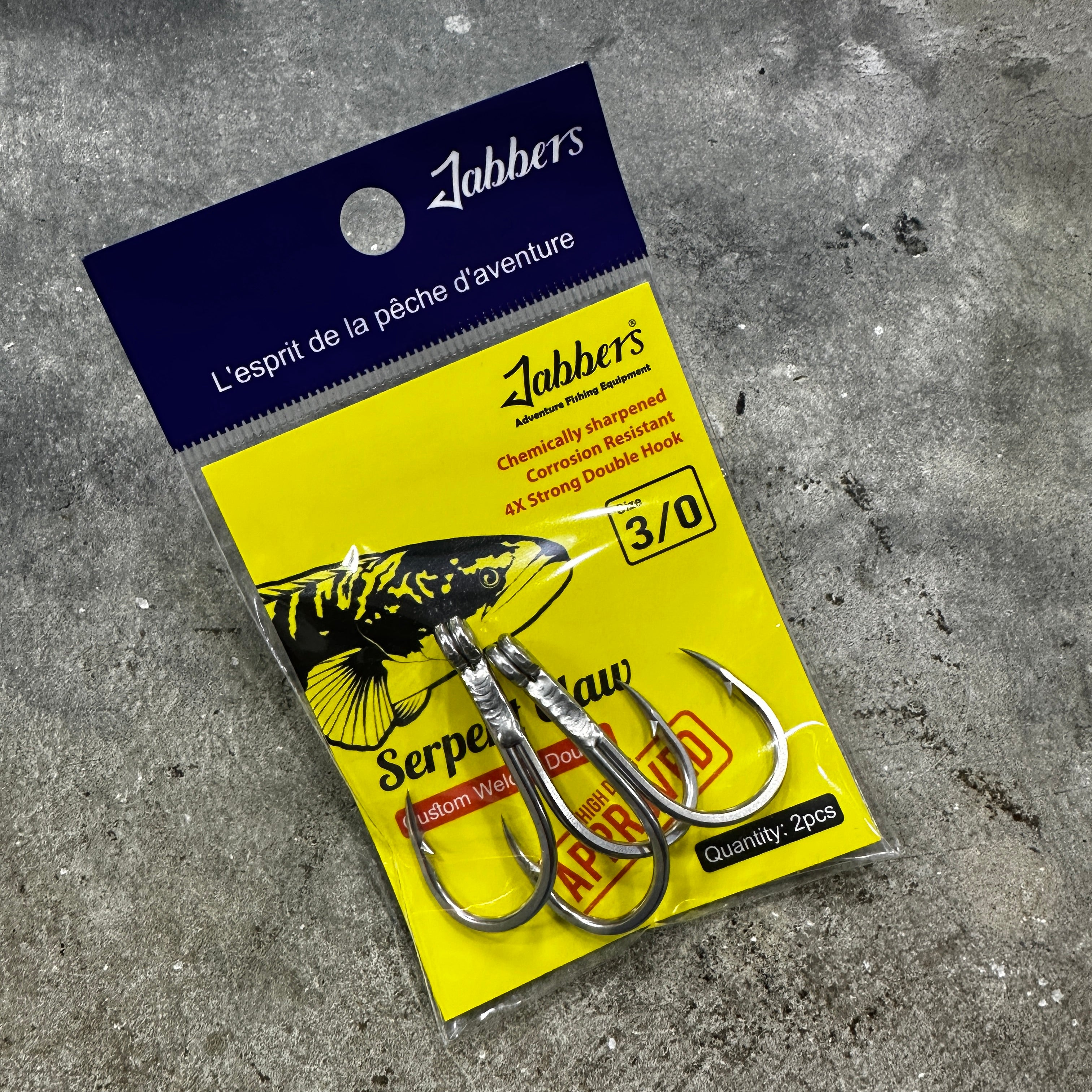 SCD Serpent Claw Double Hook 3/0 – Anglers Central