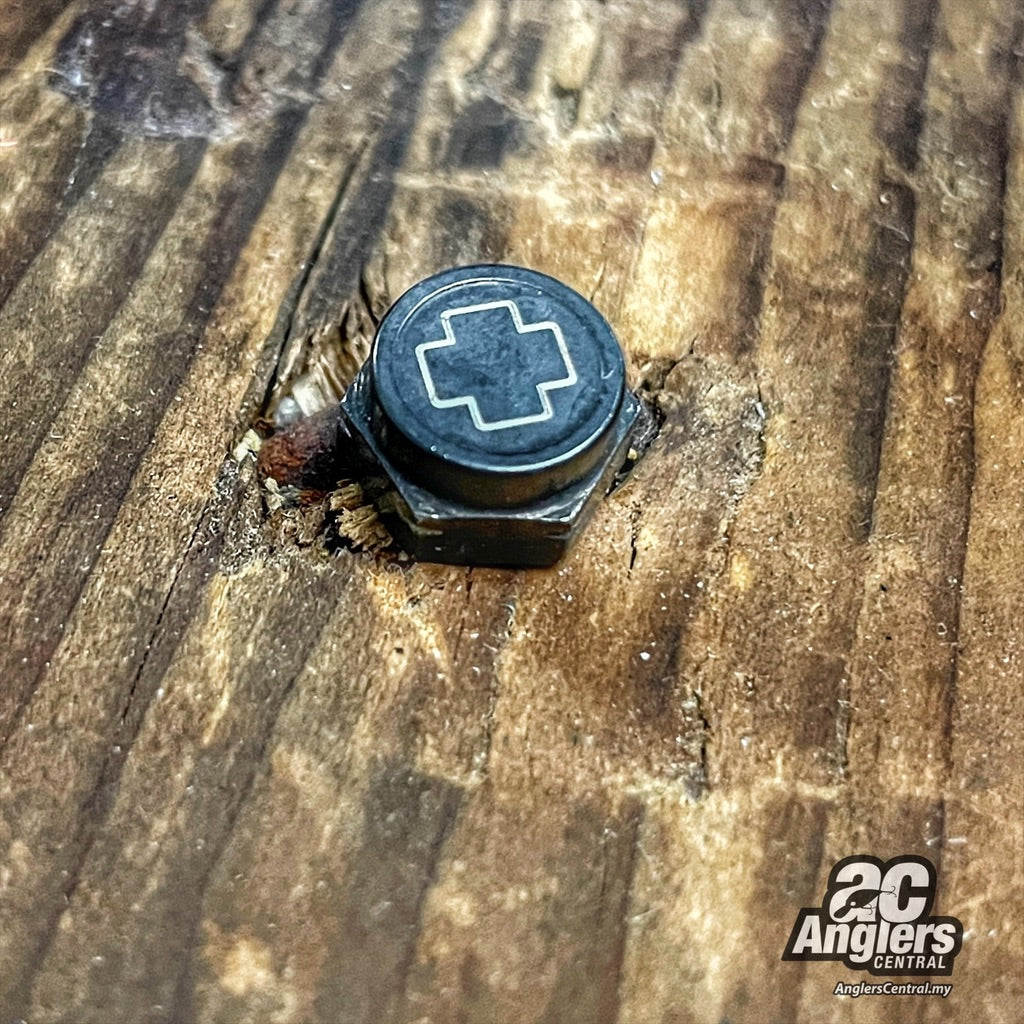 Handle Lock Nut (USED, M7L, stainless steel black) – Anglers Central